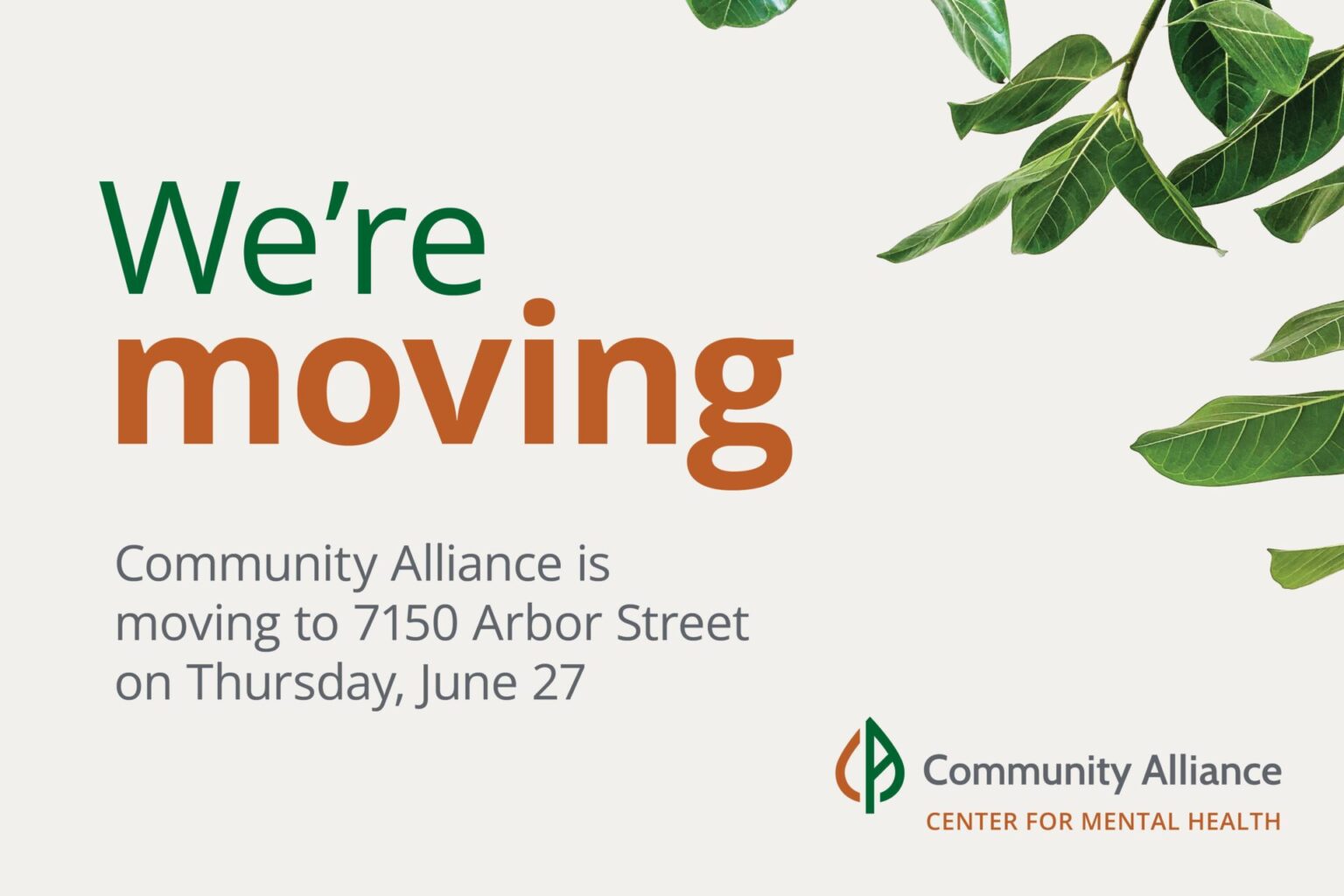 Announcing our new program headquarters - Community Alliance